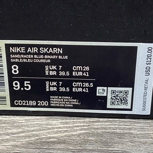 Nike ACG | Shoes | Nike Acg Air Skarn Sand Racer Blue Hiking Shoes ...